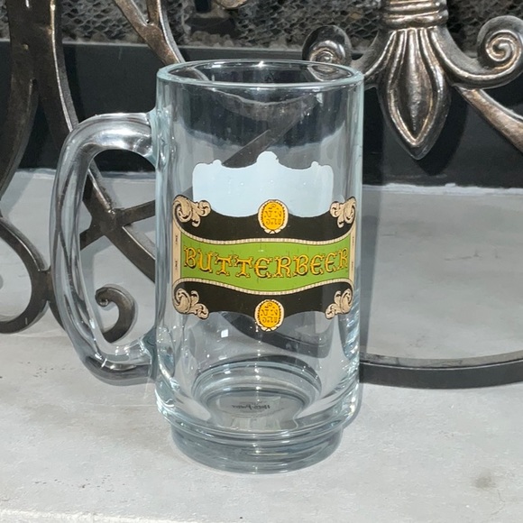 Universal | Kitchen | Official Glass Butterbeer Mug Universal Studios ...